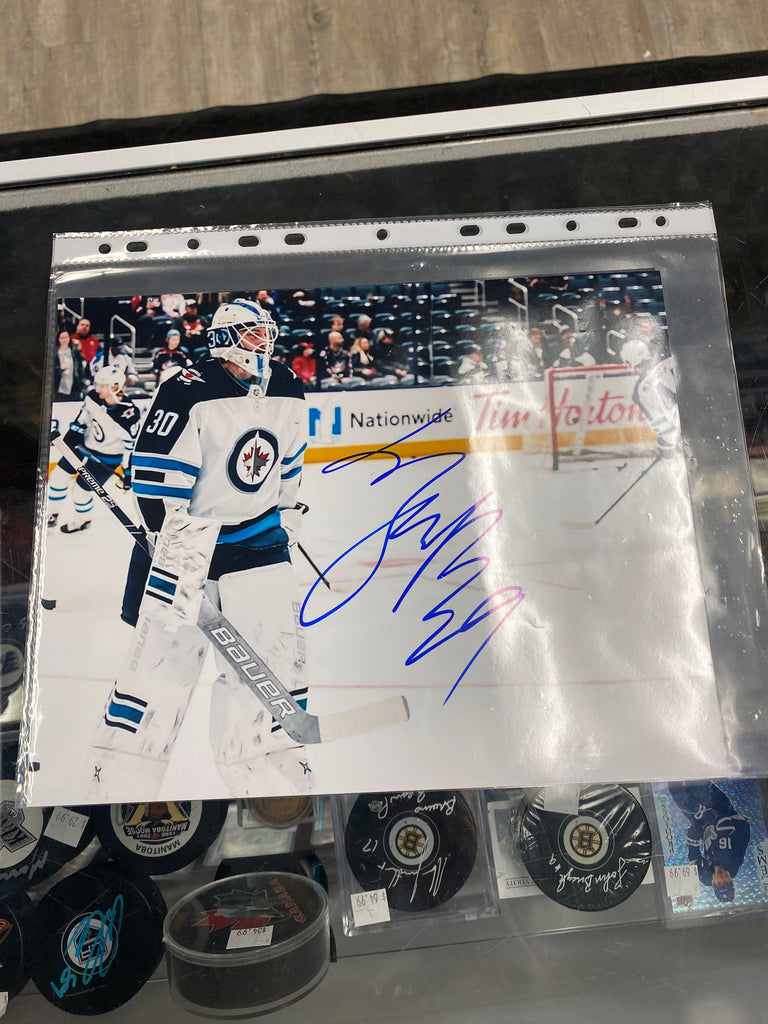 Laurent Brossoit signed Winnipeg Jets 8x10 Photo – First Row Collectibles Laurent Brossoit signed Winnipeg Jets 8x10 Photo – First Row Collectibles