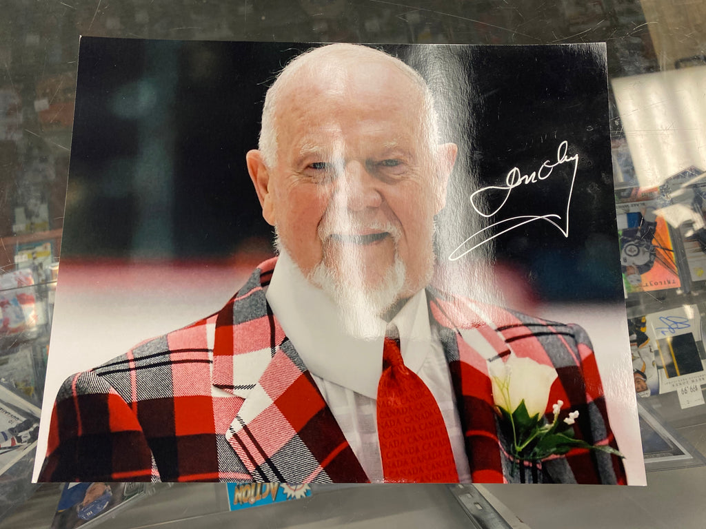 Don Cherry signed 8x10 Hockey Photo – First Row Collectibles