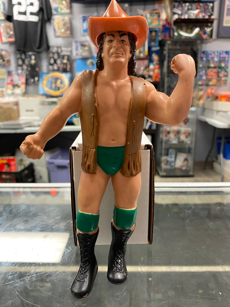 WWF LJN series 4 1987 Cowboy Bob Orton with original hat wrestling fig – First Row Collectibles