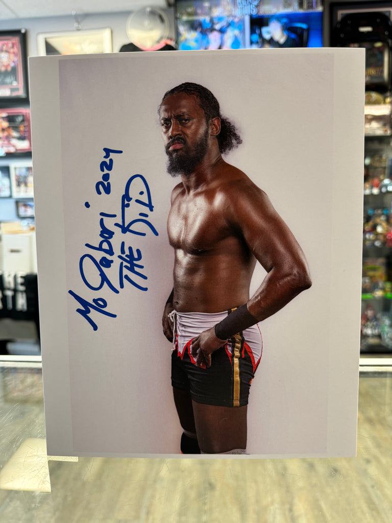 Mo Jabari signed 8x10 Wrestling Photo – First Row Collectibles