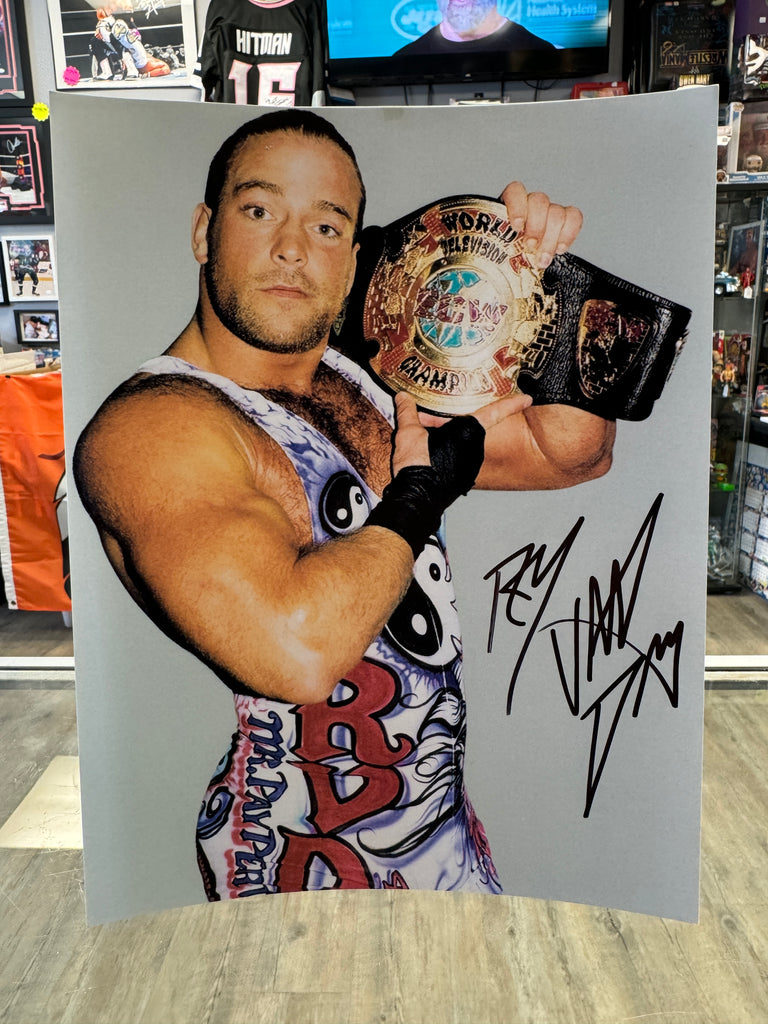 Rob Van Dam signed ECW Wrestling 8x11 Photo – First Row Collectibles