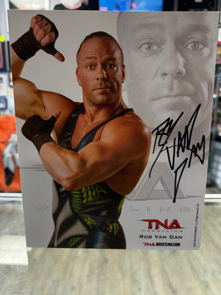 Rob Van Dam signed TNA Wrestling 8x10 Photo – First Row Collectibles
