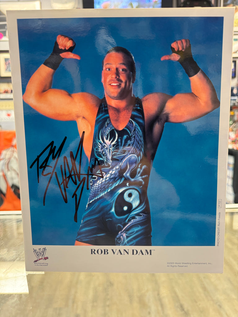 Rob Van Dam signed WWE Wrestling 8x10 Photo – First Row Collectibles