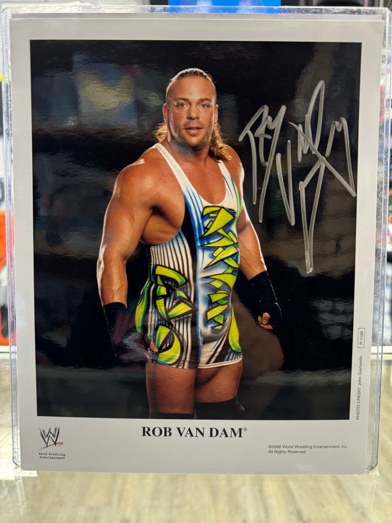Rob Van Dam signed WWE Wrestling 8x10 Photo – First Row Collectibles