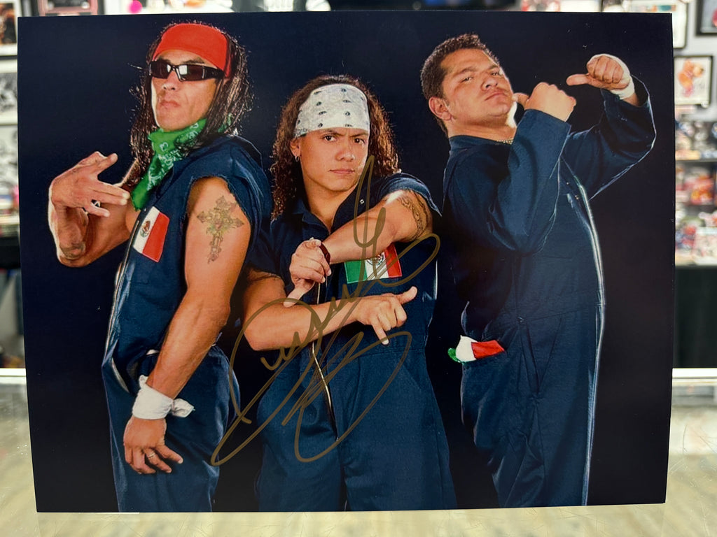 Juventud Guerrera signed WWE Mexicools 8x10 Photo – First Row Collectibles
