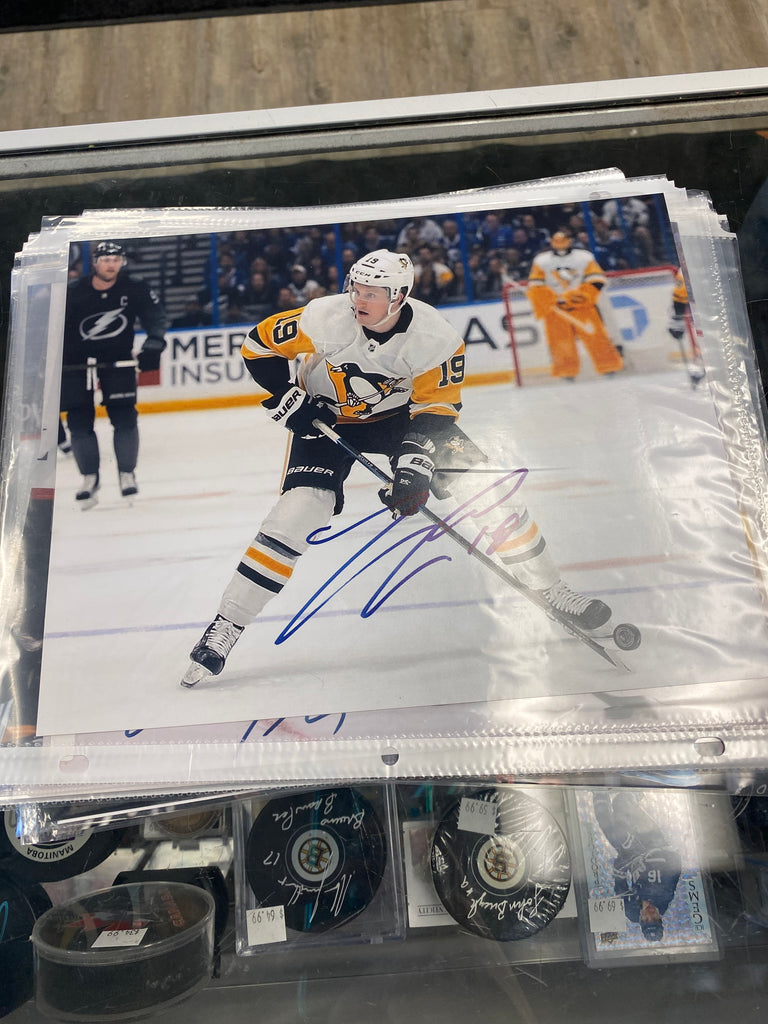 Jared McCann signed Pittsburgh Penguins 8x10 Photo – First Row Collectibles