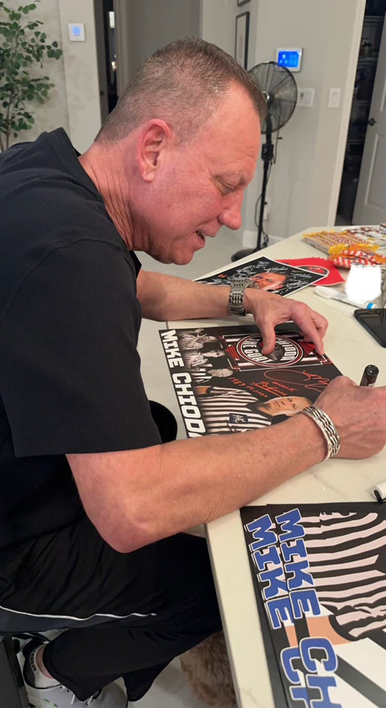 Mike Chioda signed WWE Wrestling Referee 8x10 Photo – First Row ...