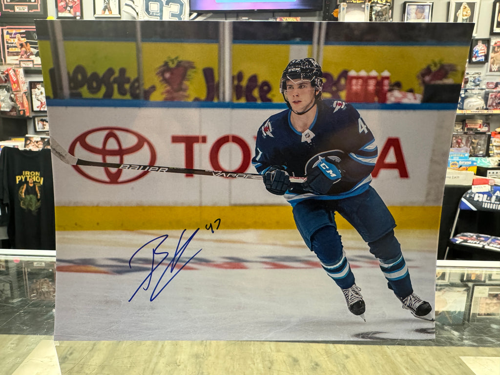 Brad Lambert signed Winnipeg Jets 8x10 Photo – First Row Collectibles