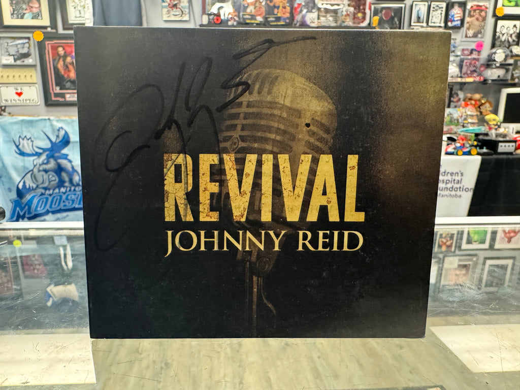 Johnny Reid signed Revival CD – First Row Collectibles