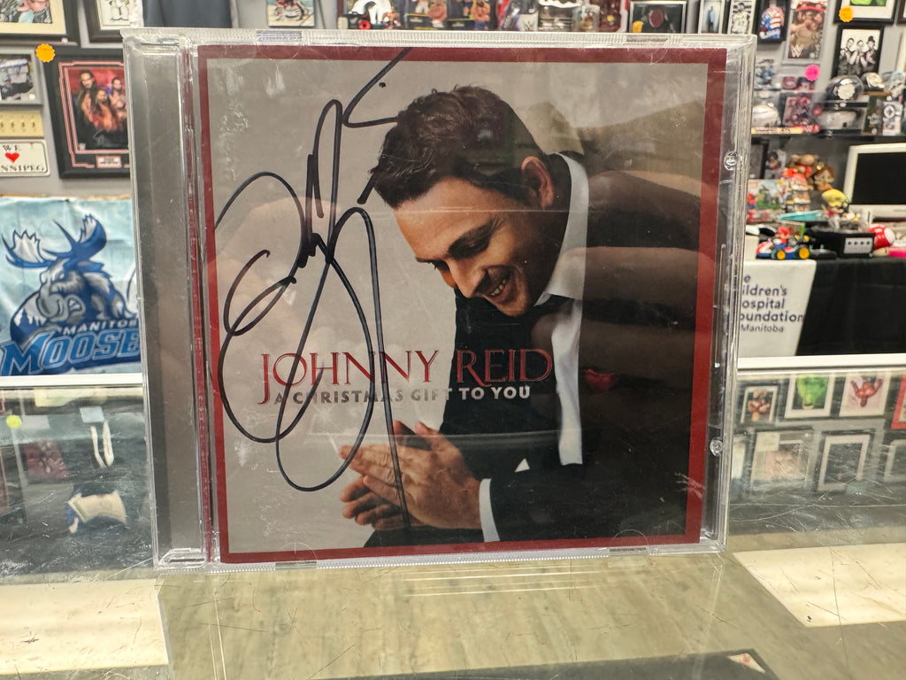 Johnny Reid signed A Christmas Gift to You CD – First Row Collectibles