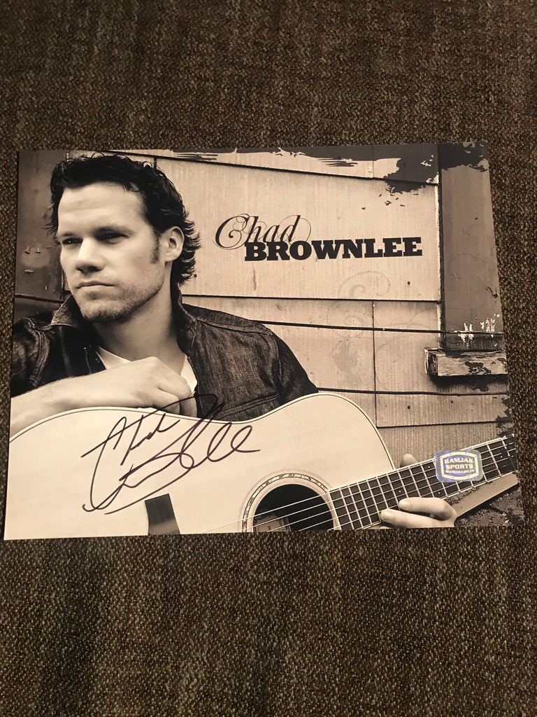 Chad Brownlee Autograph 8x10 Photo – First Row Collectibles