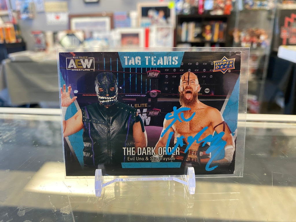 Stu Grayson signed 2021 AEW Upper Deck Wrestling Card – First Row ...
