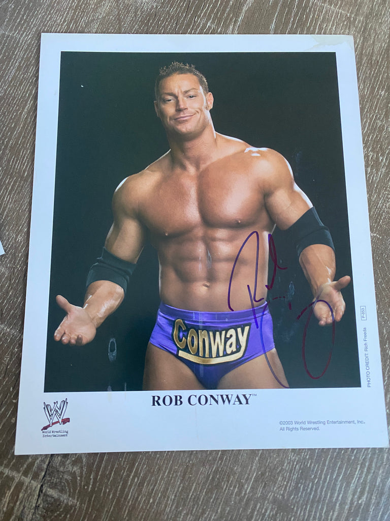 Rob Conway signed WWE 8x10 Promo Photo WWF – First Row Collectibles