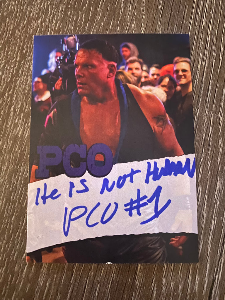 PCO AUTOGRAPHED LIMITED EDITION TRADING CARD – First Row Collectibles
