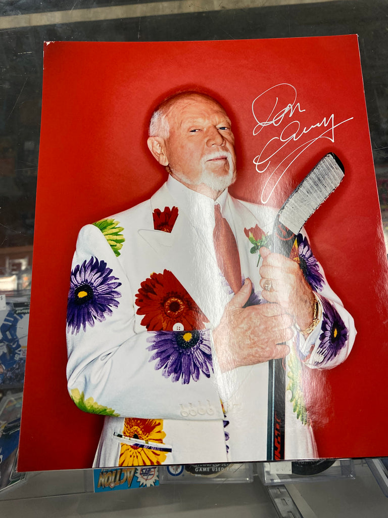 Don Cherry signed 8x10 Hockey Photo – First Row Collectibles