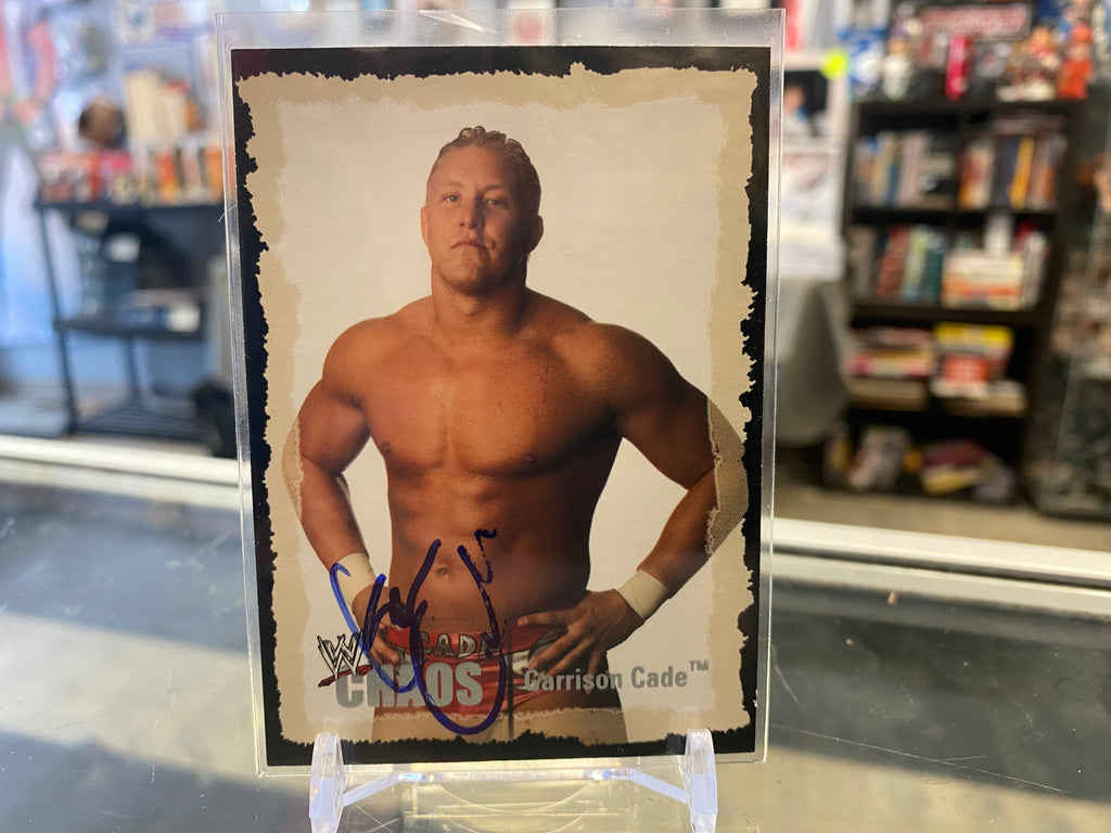 Garrison Lance Cade signed 2004 WWE Fleer Wrestling Card – First Row ...