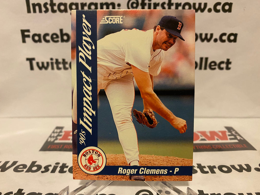Roger Clemens 1992 Score '90s Impact Player card #57 – First Row ...