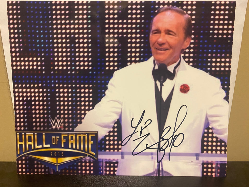 Larry Zbyszko signed 8x10 Wrestling Photo – First Row Collectibles