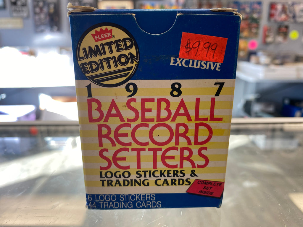 1987 Fleer Baseball - Record Setters Factory Set (44 )Cards (6) Sticke ...