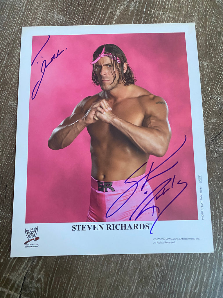 Steven Richards signed WWE 8x10 Promo Photo WWF – First Row Collectibles