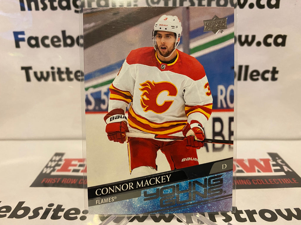 Connor Mackey 2020-21 UD Extended Series #707 Rookie Calgary Flames ...