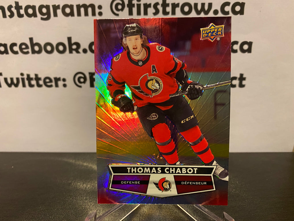 Thomas Chabot 2021-22 Upper Deck Tim Hortons Hockey Card #72 – First ...