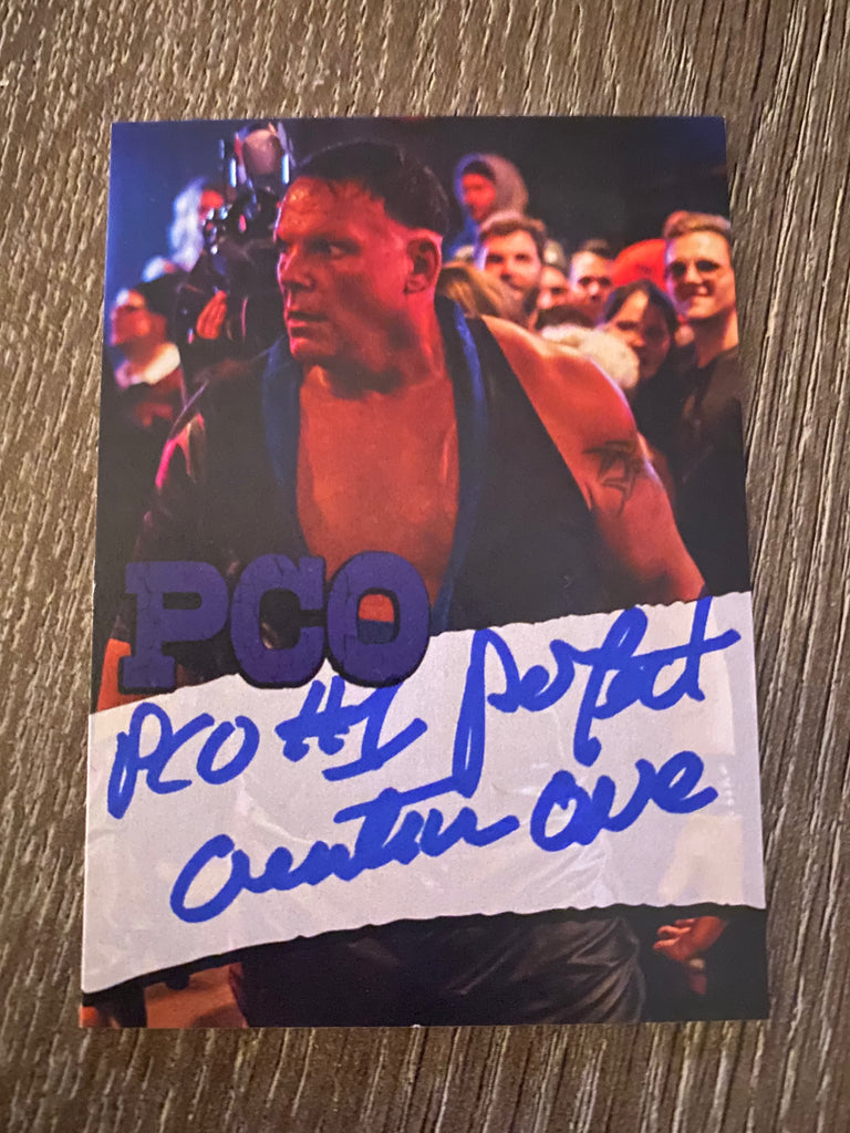 PCO AUTOGRAPHED LIMITED EDITION TRADING CARD – First Row Collectibles
