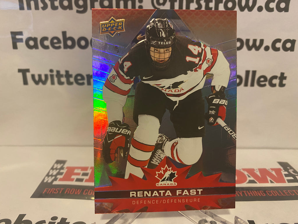 Renata Fast 2021-22 Upper Deck Tim Hortons Team Canada #79 – First Row ...
