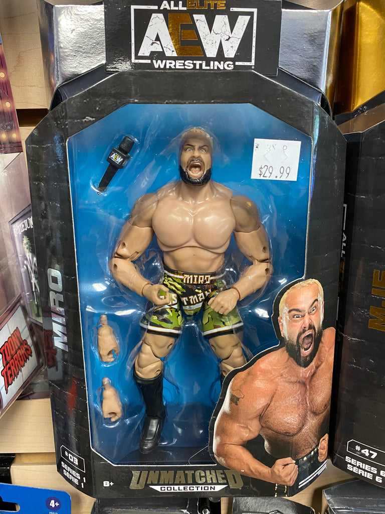 AEW All Elite Wrestling Unmatched Collection MIRO Figure – First Row ...