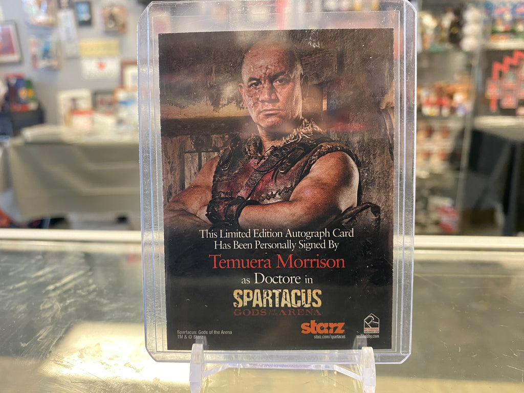 Spartacus Gods Of The Arena Temuera Morrison On Card Autograph Boba Fe ...