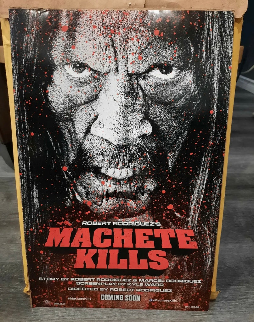 DANNY TREJO Signed MACHETE 11x17 MOVIE POSTER – First Row Collectibles