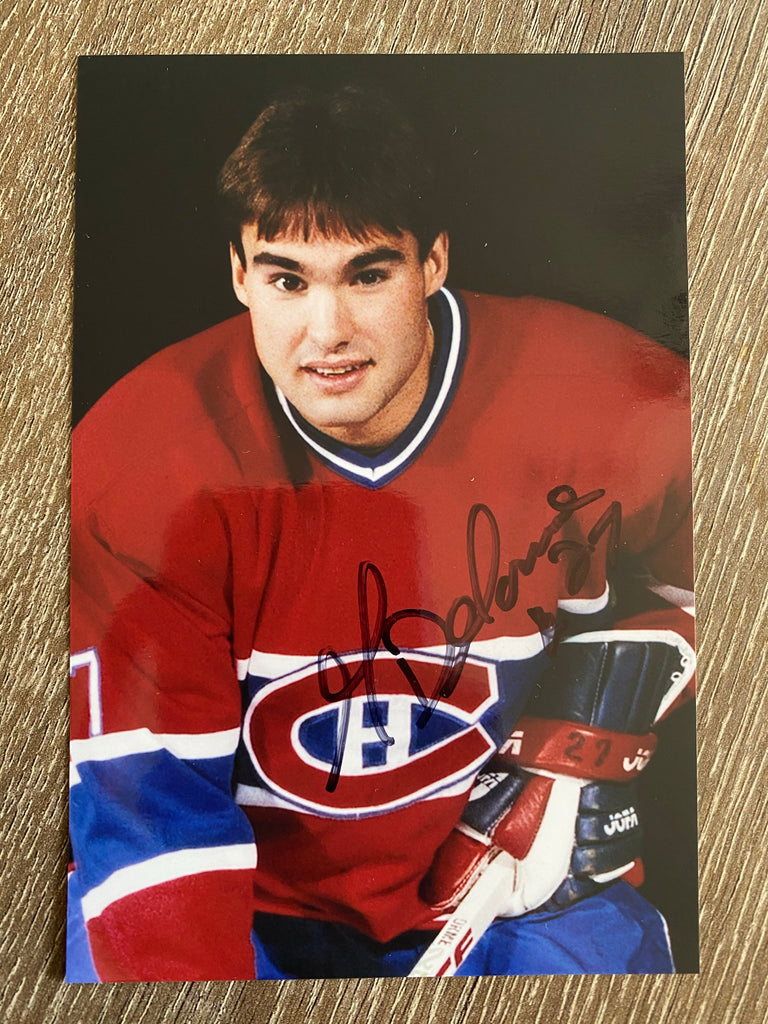 Gilbert Delorme Autograph Montreal Canadiens 4x6 Photo – First Row ...
