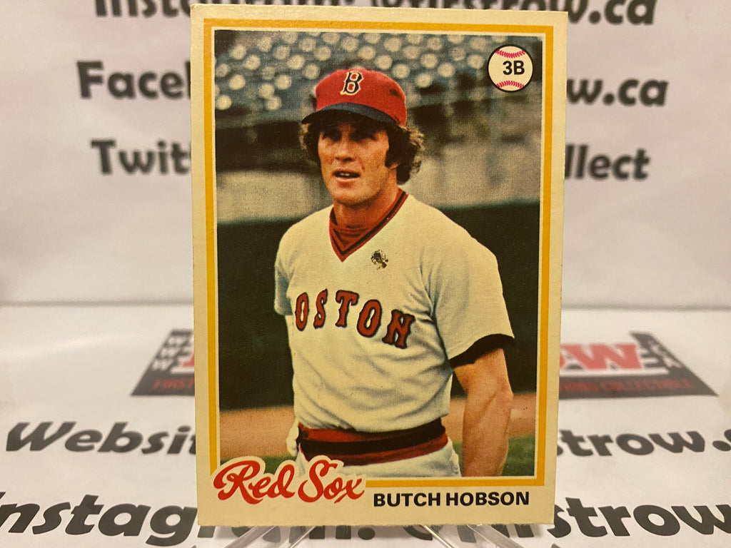 1978 O-Pee-Chee Butch Hobson Baseball Card #187 Boston Red Sox – First ...