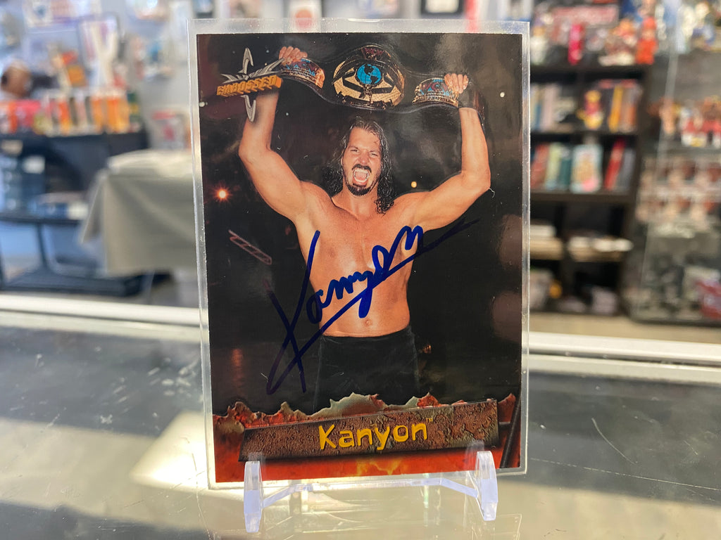 Chris Kanyon signed 1999 WCW Topps Embossed Wrestling Card – First Row ...