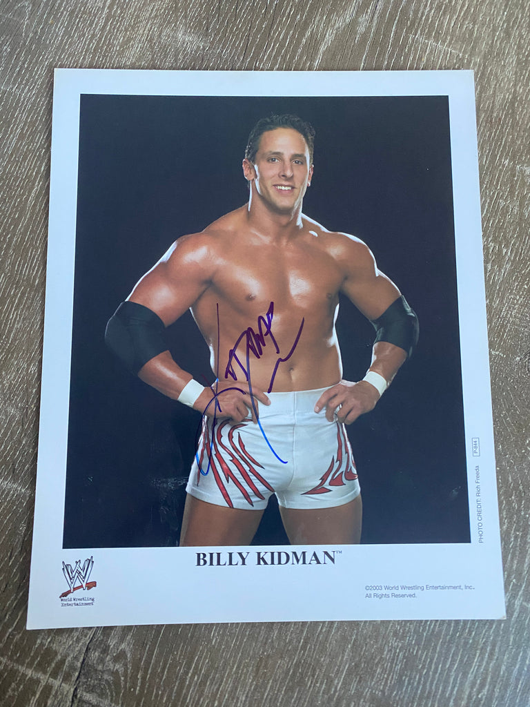 Billy Kidman signed WWE 8x10 Promo Photo WWF – First Row Collectibles