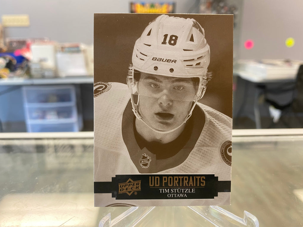 2021-22 Upper Deck Portraits #P20 Tim Stutzle Ottawa Senators – First ...