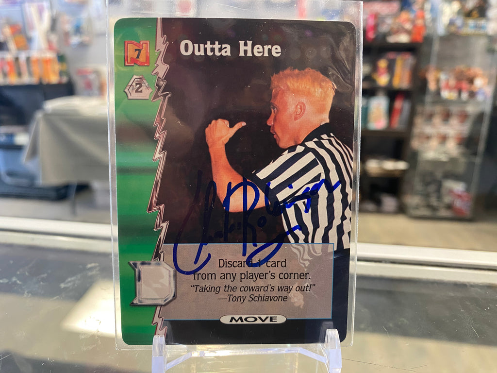 Charles Robinson signed WCW Nitro Wrestling Card – First Row Collectibles